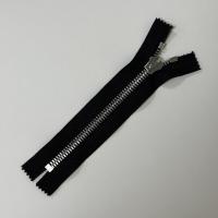 China Silent Lag Free #8 Corn Teeth Metal Zipper Bright Nickel Pulling Resistant for sale