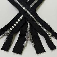 China Silent Lag Free #8 Corn Teeth Metal Zipper Bright Nickel Pulling Resistant for sale