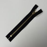 China Durable #5 Metal Zipper Light Gold Y Shape Smooth Tooth for Clothing Bags for sale