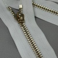 China Multi Color Electroplating Metal Zipper #5 Y Shape Light Gold Zipper for sale