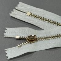 China Multi Color Electroplating Metal Zipper #5 Y Shape Light Gold Zipper for sale