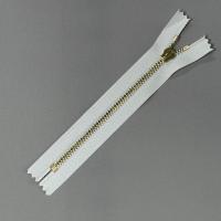China Uniform Color #5 Y Shape Metal Zipper Shiny Gold High End Leather Fashion Accessory for sale