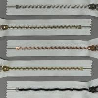 China Uniform Color #5 Y Shape Metal Zipper Shiny Gold High End Leather Fashion Accessory for sale