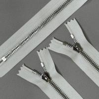 China Rounded Tooth Profile #5 Corn Teeth Metal Zipper Two Way Reversible Bright Nickel for sale