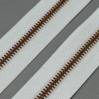 China Light Luxury Metal Corn Teeth Zipper #5 Rose Gold Uniform Plating Dense Arrangement for sale