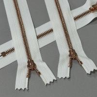 China Light Luxury Metal Corn Teeth Zipper #5 Rose Gold Uniform Plating Dense Arrangement for sale