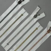 China Mature Technology #5 Euro Teeth Metal Zipper Precision Grinding High Tensile Light Gold 80cm for sale