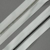 China Fade Resistant #5 Y Shape Metal Zipper Bright Nickel 100% Consistent Color Durable for sale
