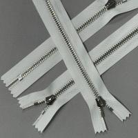 China Fade Resistant #5 Y Shape Metal Zipper Bright Nickel 100% Consistent Color Durable for sale