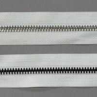 China Y Shape Metal Zipper #5 Ultra Durable Bright Nickel for Denim Jackets Workwear for sale