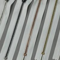 China Gun Metal #5 Y Shape Metal Zipper 80cm Heavy Duty for Jackets Denim for sale