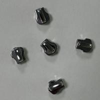 China Fine Texture #3 Metal Zipper Non Lock Pin Lock Slider 5mm Width Electroplated Finish for sale