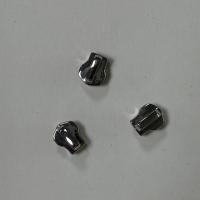 China Durable #3 Metal Zipper Non Lock Pin Lock Slider 100mm Electroplated Finish for sale