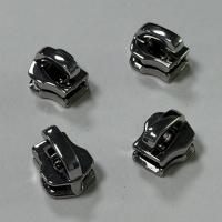 China Customizable #5 Metal Zipper Non Lock Pin Lock Slider Comfortable Grip for sale