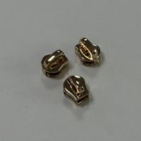 China Custom Logo #3 Metal Zipper Non Lock Pin Lock Slider Durable Die Cast 35mm for sale
