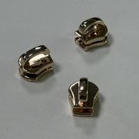 China Light Luxury Retro Metal Zipper Slider Size 5 Non Lock Pin Lock Slider Custom Plating for sale