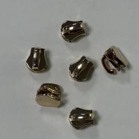 China Light Luxury Retro Metal Zipper Slider Size 5 Non Lock Pin Lock Slider Custom Plating for sale