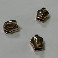 China Anti Scratch Zinc Alloy Zipper Slider #8 Non Lock Pin Lock Drop Resistant Heavy Load for sale