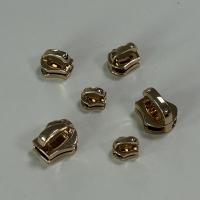 China Zinc Alloy Zipper Slider Puller #8 Non Lock Pin Lock Slider Heavy Load Capacity for sale
