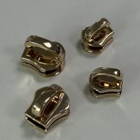 China Zinc Alloy Zipper Slider Puller #8 Non Lock Pin Lock Slider Heavy Load Capacity for sale