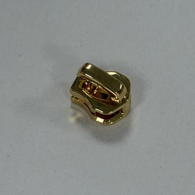 China Striking Texture #3 Metal Zipper Non Lock Pin Lock Slider Effortless Pull for sale