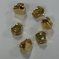 China Zinc Alloy Non Lock Box Slider #5 Sturdy Metal Zipper Slider Gold Plated for sale