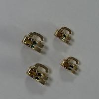 China Scratch Resistant #8 Metal Zipper Slider Electroplating Non Lock Slider for sale