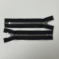 China Long Lasting Luster #8 Brass Zipper Moisture Proof Anti Oxidant Double Point Teeth Zipper for sale