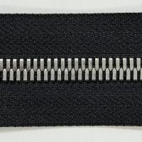 China Long Lasting Luster #8 Brass Zipper Moisture Proof Anti Oxidant Double Point Teeth Zipper for sale