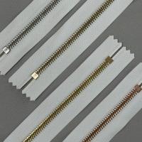 China #5 Double Pointed Teeth Brass Zipper Metal High Tolerance For Error for sale