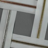 China Strikingly Good Looking #5 Double Pointed Teeth Metal Zipper Excellent User Experience for sale
