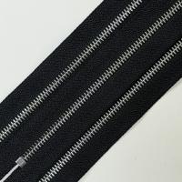 China #3 Euro Teeth Metal Zipper Slender Three Dimensional Profile for High End Apparel for sale