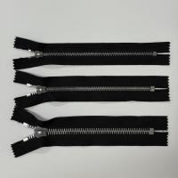 China Euro Teeth Metal Zipper #3 Neatly Arranged Uniform Luster Brass Zipper 80cm for sale