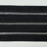 China Euro Teeth Metal Zipper #3 Neatly Arranged Uniform Luster Brass Zipper 80cm for sale