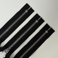 China Smooth Pulling Action #8 Euro Teeth Metal Zipper Fully Polished Tooth Surfaces for sale