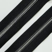 China Smooth Pulling Action #8 Euro Teeth Metal Zipper Fully Polished Tooth Surfaces for sale