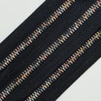 China #5 Corn Shaped Metal Zipper Classic Color High Density Wear Resistant 80cm for sale