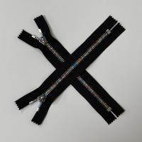 China Size 5 Full Bodied Teeth Aluminum Zipper Eco Friendly Colorful Corn Shaped for Bags for sale
