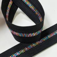 China #5 Corn Shaped Aluminum Zipper Fine Polishing Sanding Colored Metal Zippers 40% Lighter Than Copper for sale