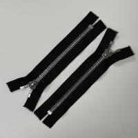 China Corn Teeth #8 Brass Zipper Bright Nickel Metal Zipper Customizable 80cm for sale