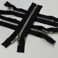 China Corn Teeth #8 Brass Zipper Bright Nickel Metal Zipper Customizable 80cm for sale