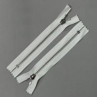 China Light Luxury #5 Brass Euro Teeth Metal Zipper High Hardness 80cm for Premium Garments for sale