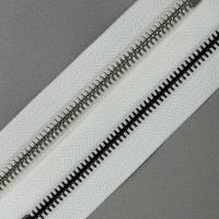 China Light Luxury #5 Brass Euro Teeth Metal Zipper High Hardness 80cm for Premium Garments for sale
