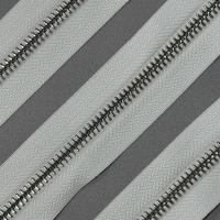 China Light Luxury #5 Brass Euro Teeth Metal Zipper High Hardness 80cm for Premium Garments for sale