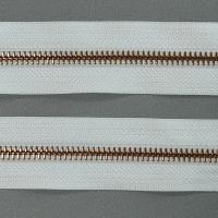 China Euro Teeth Metal Zipper #5 Durable Auto Lock Slider for High End Apparel for sale