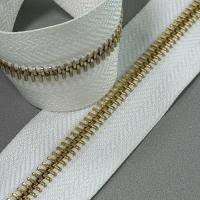 China Precision Machining #5 Metal Zipper Non Divisible for Handbags Clothing for sale