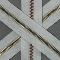 China Precision Machining #5 Metal Zipper Non Divisible for Handbags Clothing for sale
