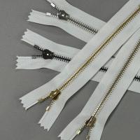 China Precision Machining #5 Metal Zipper Non Divisible for Handbags Clothing for sale