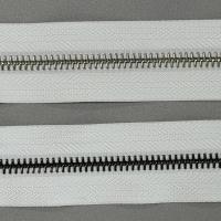 China #5 Euro Teeth Metal Zipper 80cm Durable Smooth Glide for High-End Apparel for sale