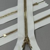 China Flat And Straight #5 Corn Teeth Metal Zipper Smooth And Silent Operation for sale